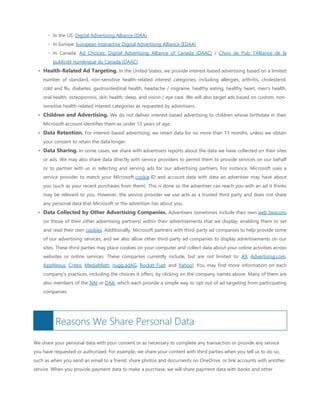 Microsoft privacy statement | PDF