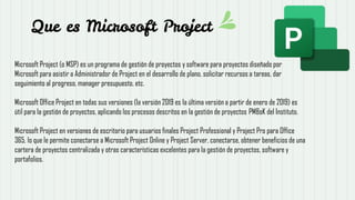Microsoft project | PPT