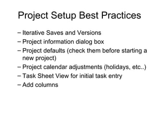Microsoft_Project_101_How_to_Build_a_Project_Plan. | PPT