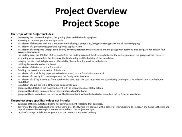 Construction Project Management Class Project Presentation | PPT