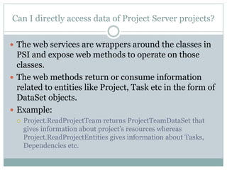 Microsoft Project Server Basics | PPTX | Cloud Computing | Internet