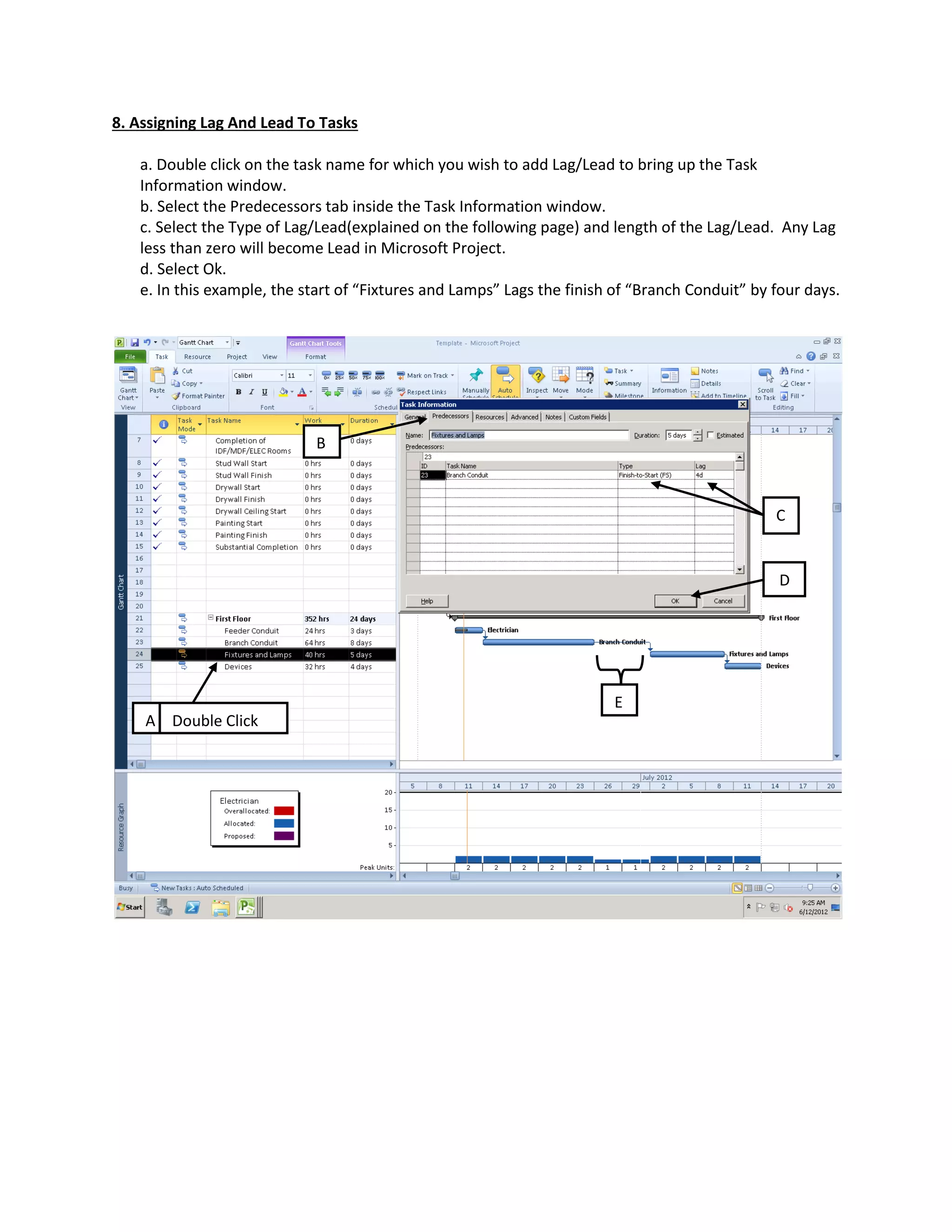 Microsoft project training manual | PDF