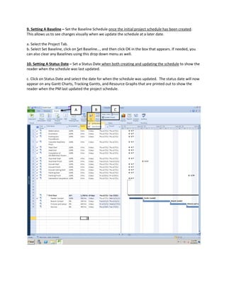 Microsoft project training manual | PDF
