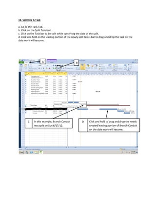 Microsoft project training manual | PDF