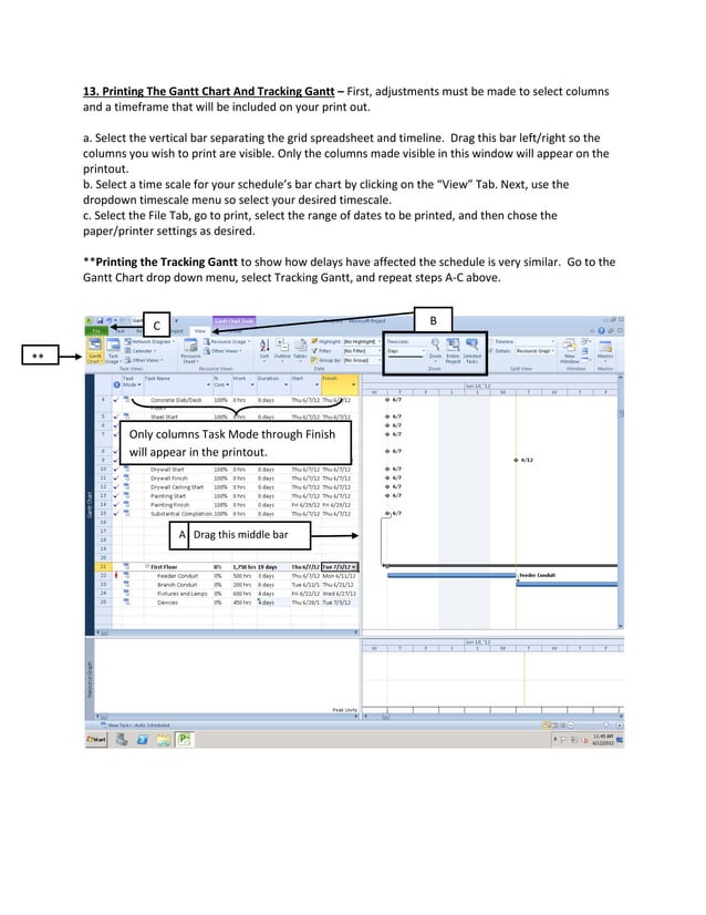 Microsoft project training manual | PDF