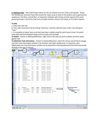 Microsoft project training manual | PDF