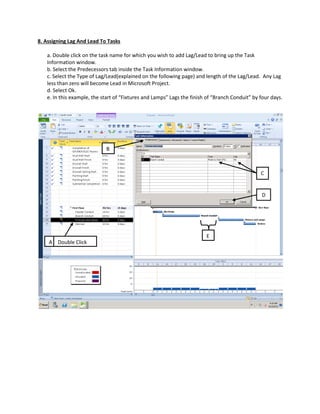 Microsoft project training manual | PDF