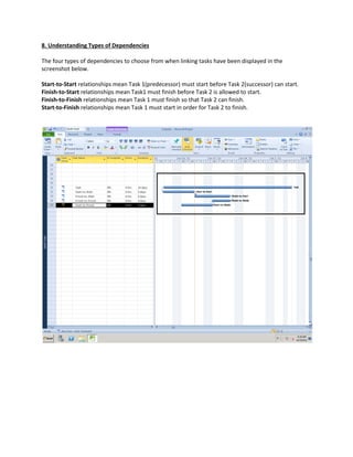 Microsoft project training manual | PDF