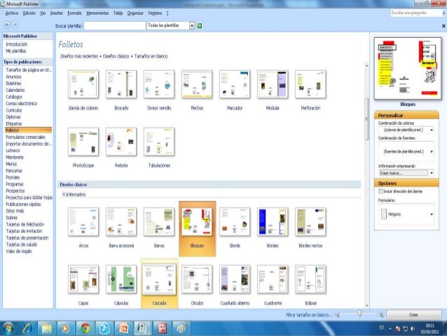 Microsoft publisher 2010