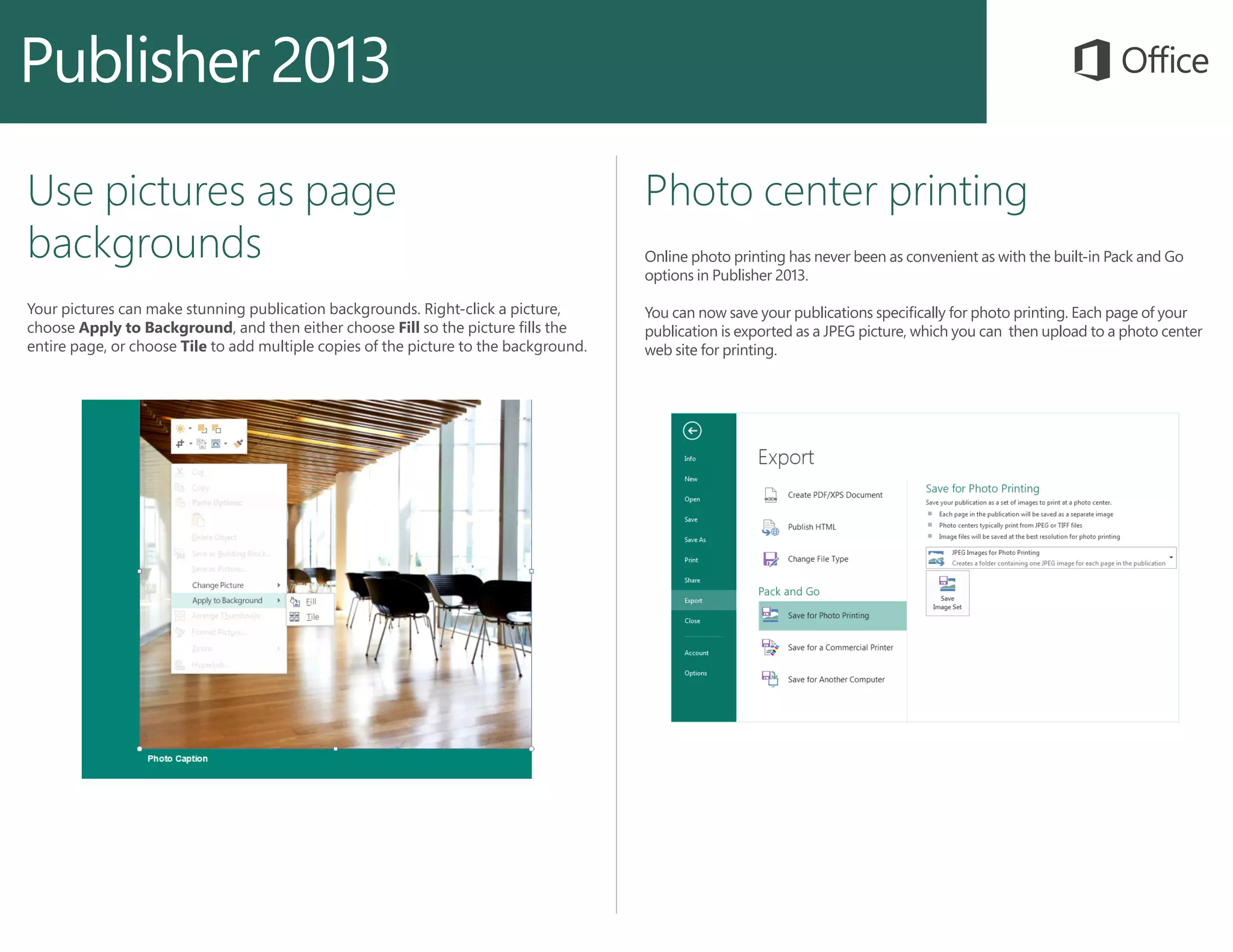 Microsoft Publisher 2013 Quickstart | PDF