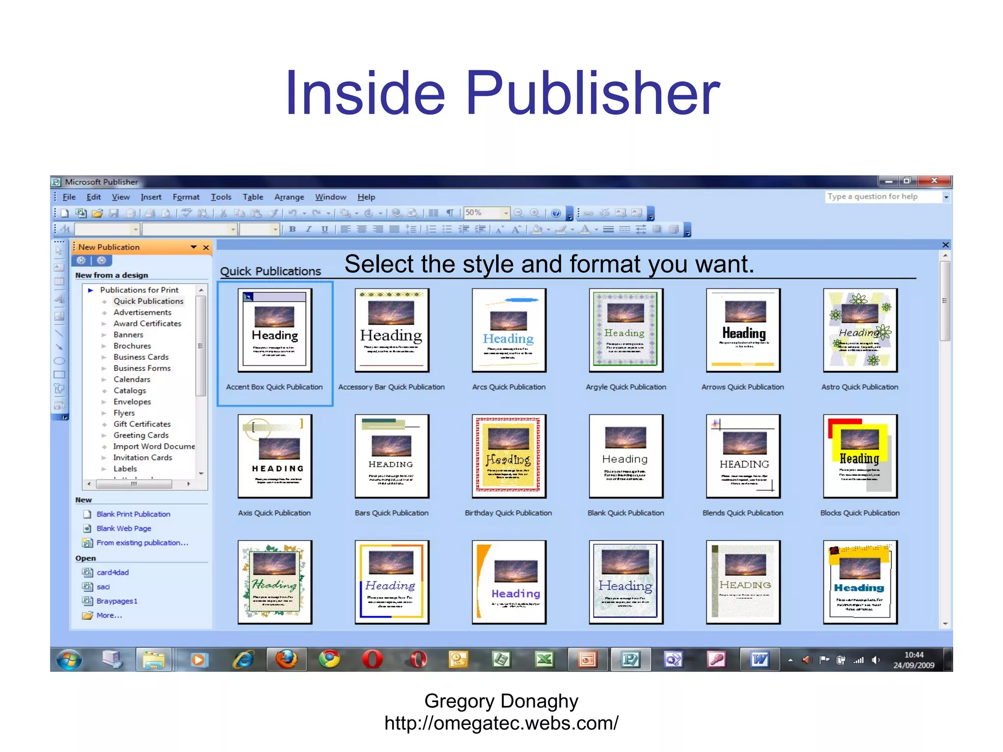 Microsoft Publisher Overview | PPT