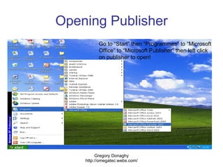 Microsoft Publisher Overview | PPT