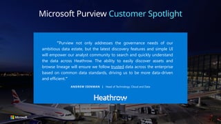 Microsoft Purview L100.pptx is Level 100 Deck | PPTX