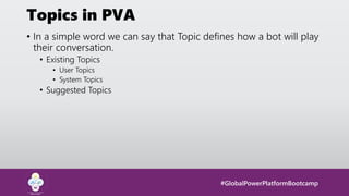 Build your First Chat Bot using Power Virtual Agents (PVA) | PPTX