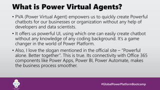 Build your First Chat Bot using Power Virtual Agents (PVA) | PPTX