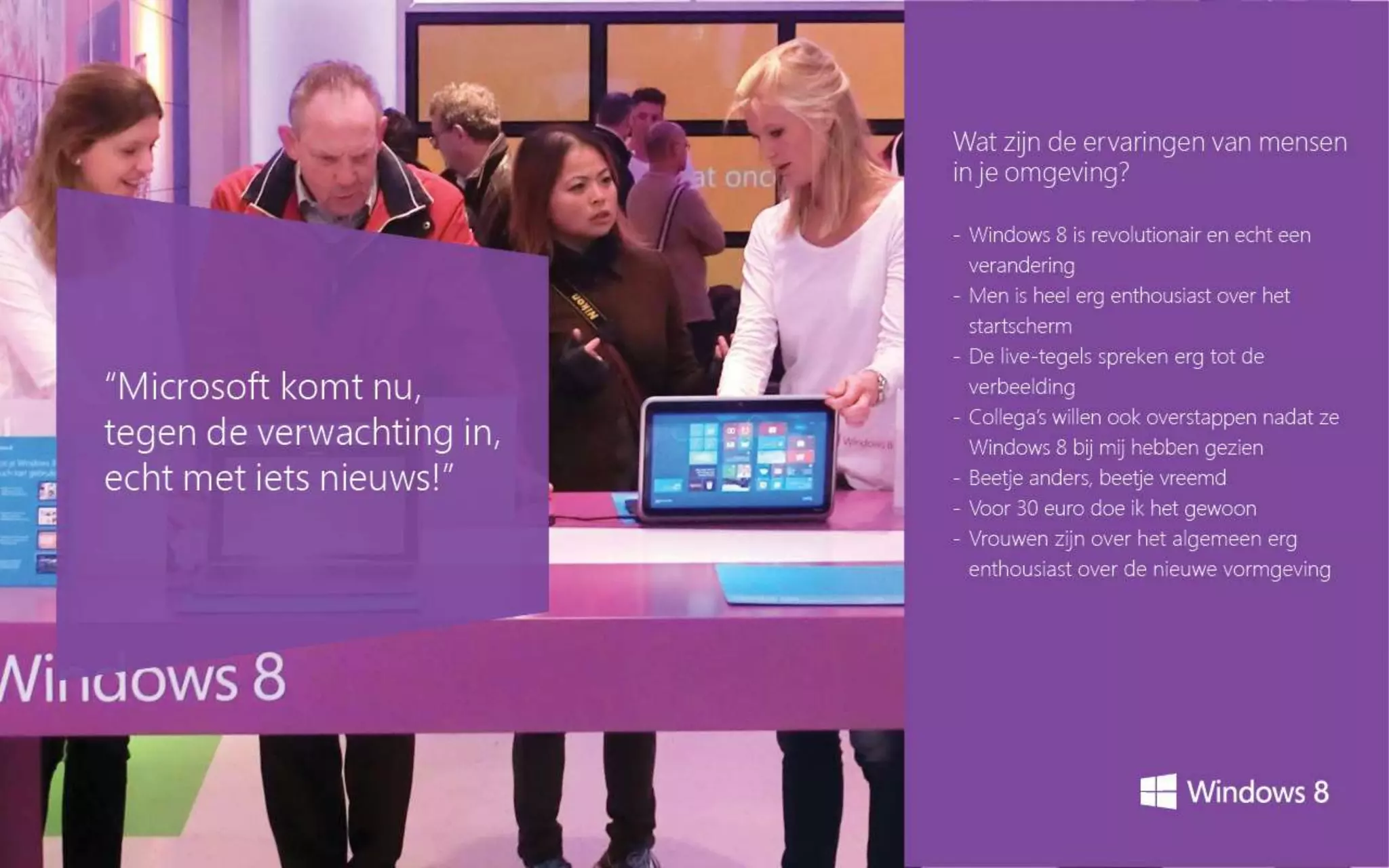 Wat vinden de experts van Windows 8? | PPT