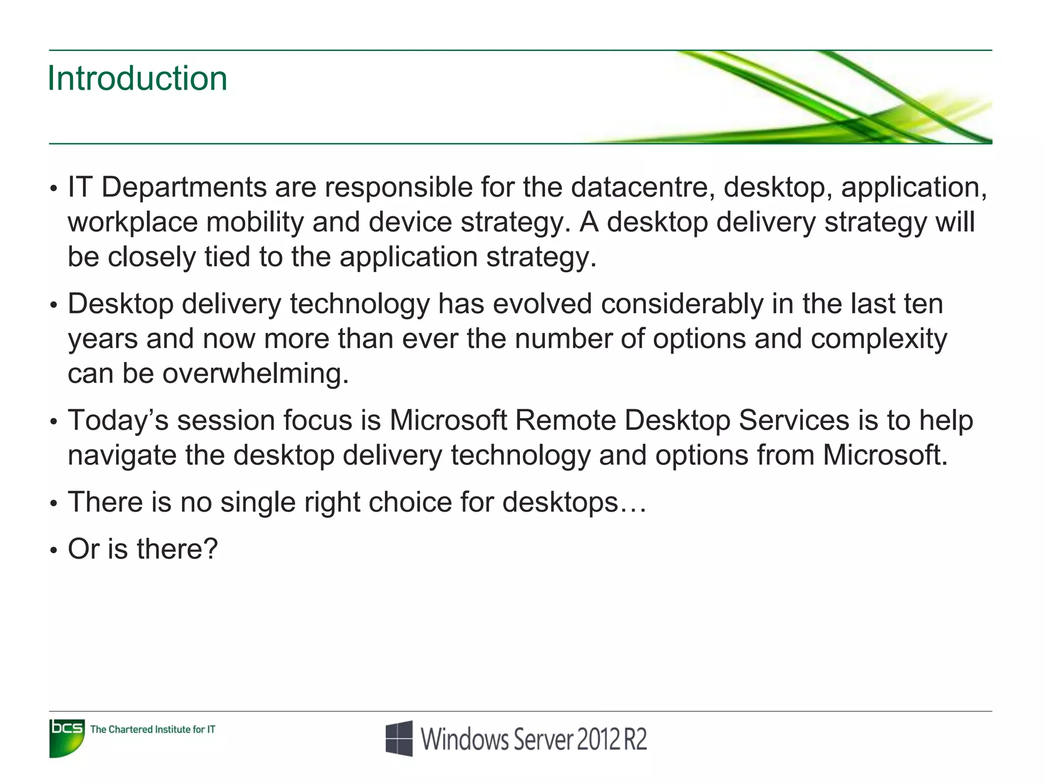 Microsoft Remote Desktop Services | PDF