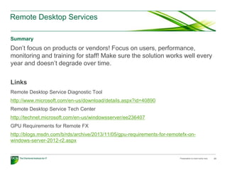 Microsoft Remote Desktop Services | PDF