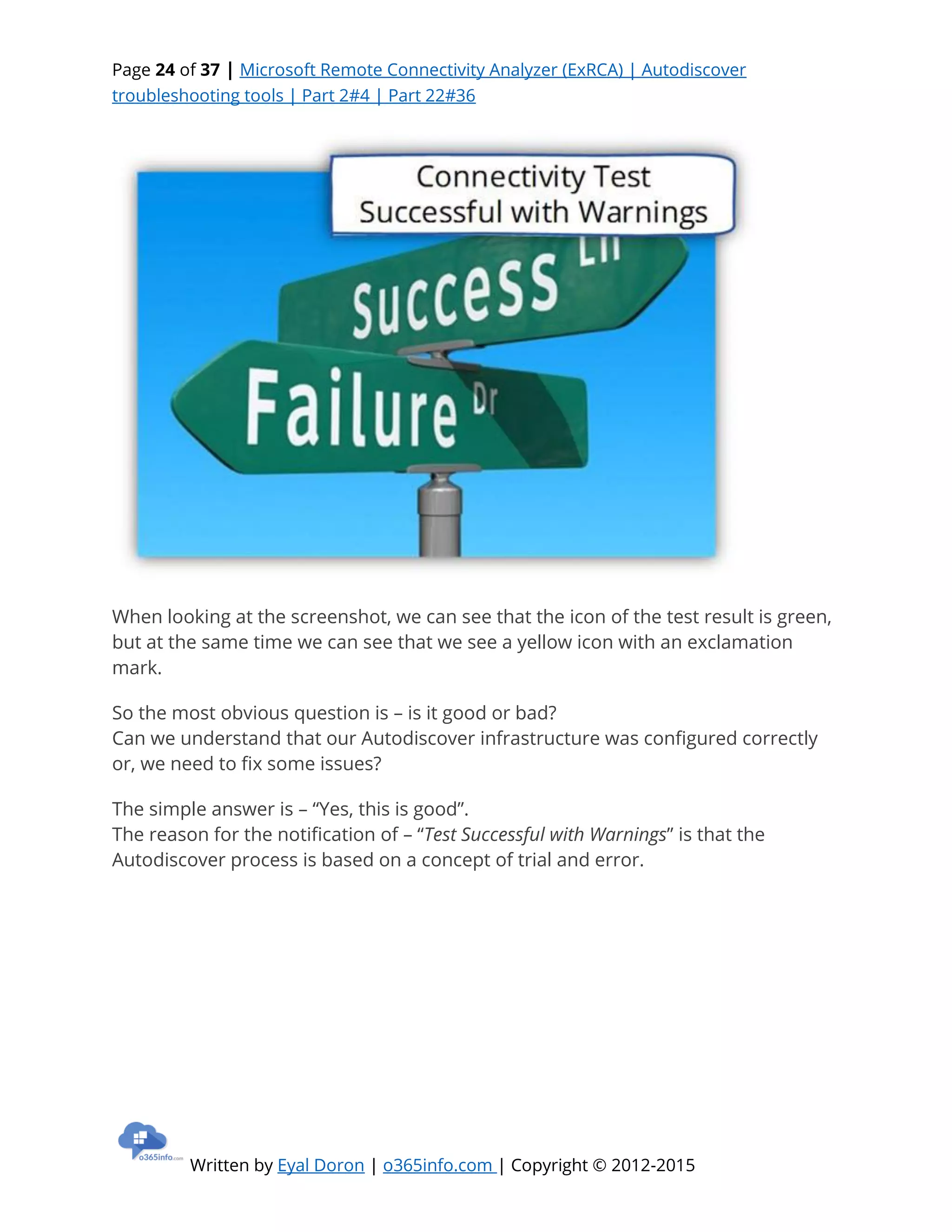 Microsoft remote connectivity analyzer (exrca) autodiscover ...