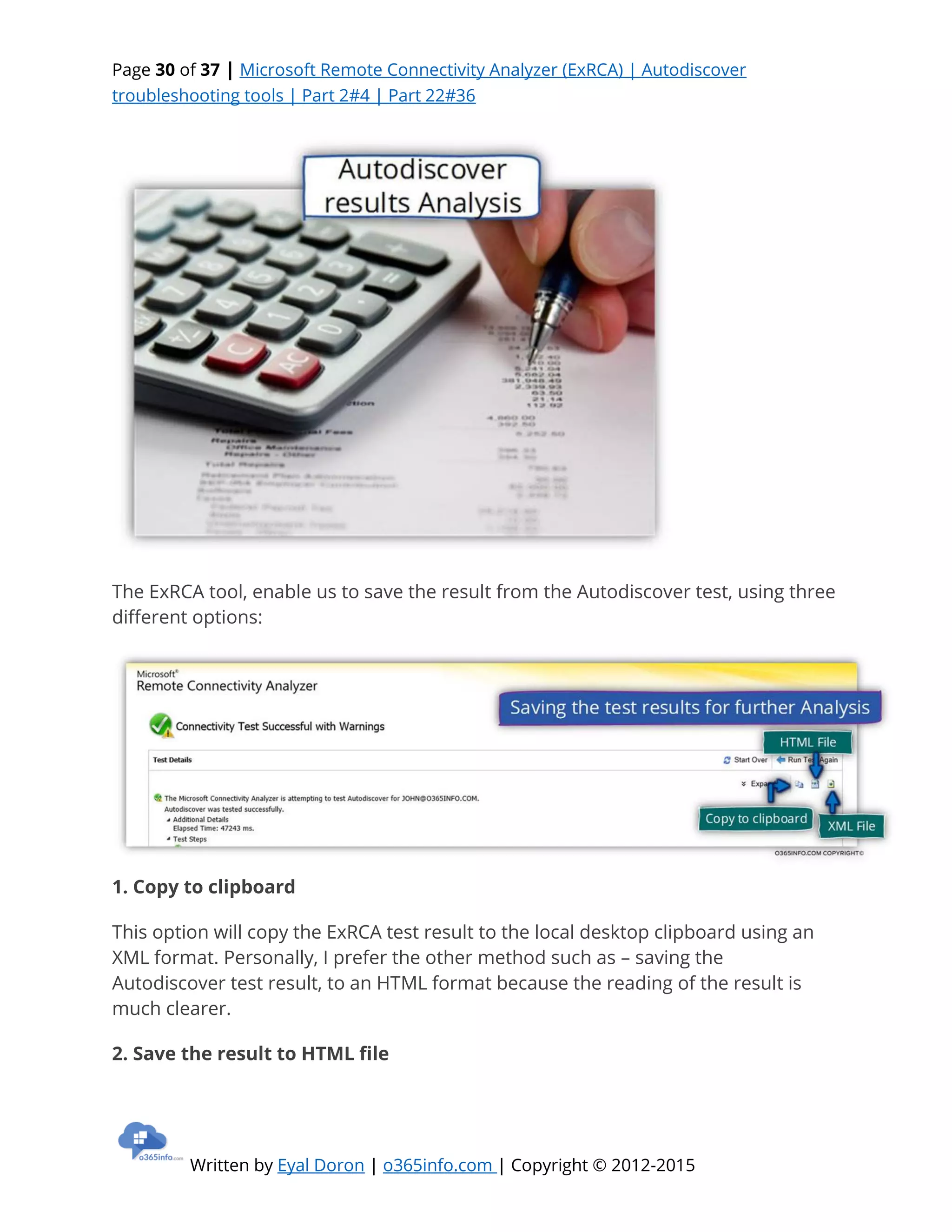 Microsoft remote connectivity analyzer (exrca) autodiscover ...