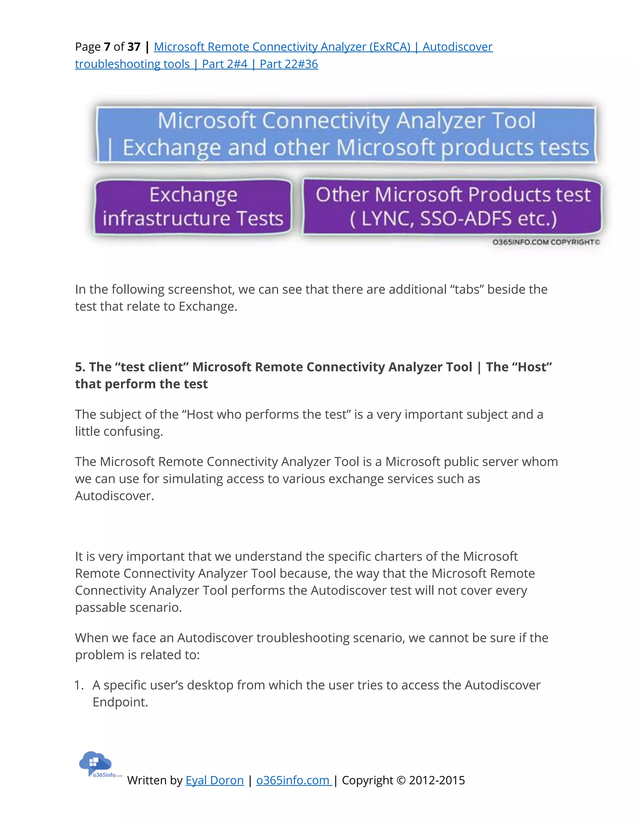 Microsoft remote connectivity analyzer (exrca) autodiscover ...