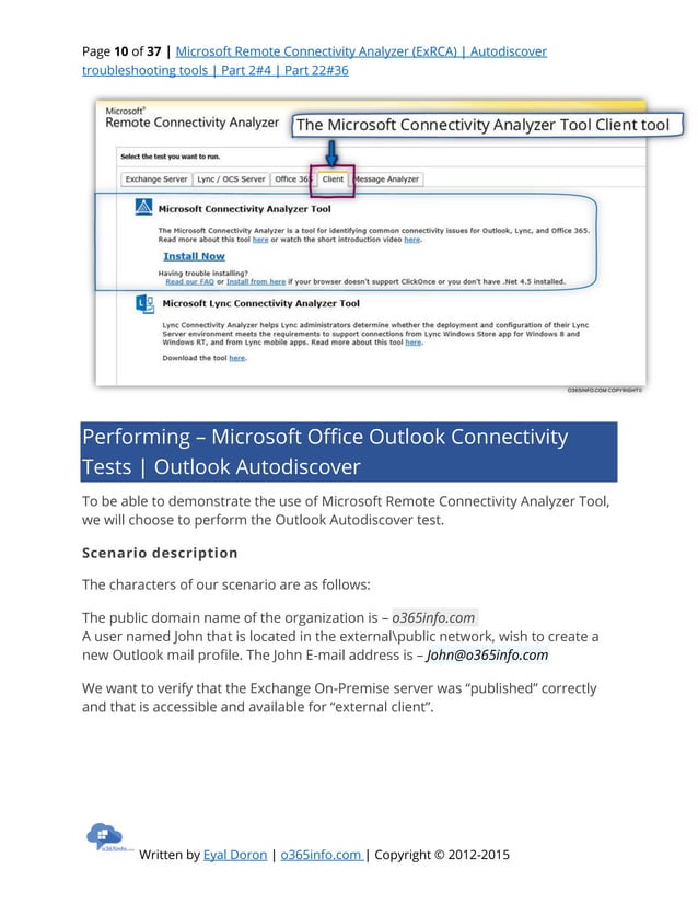Microsoft remote connectivity analyzer (exrca) autodiscover ...