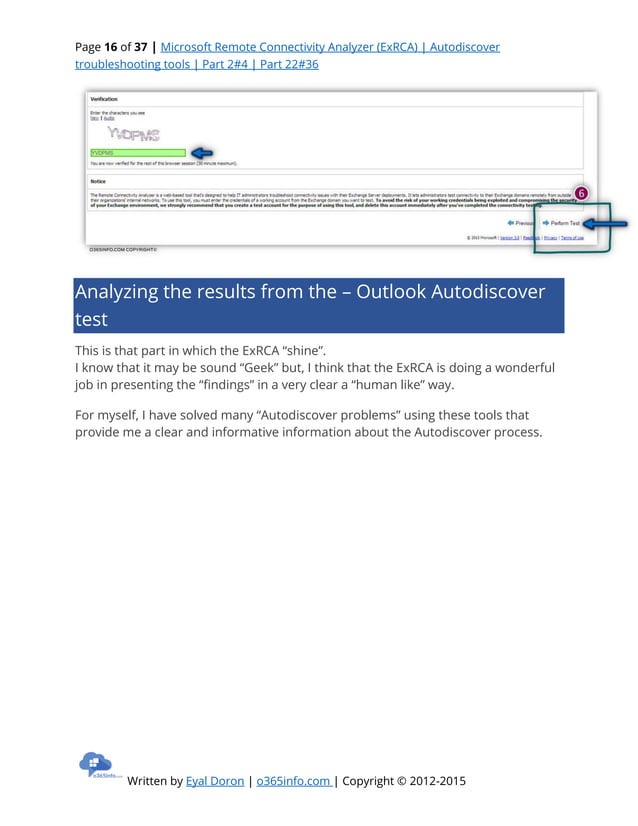 Microsoft remote connectivity analyzer (exrca) autodiscover ...