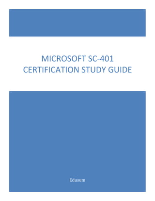 SC-401 Practice Exam + Full Exam Information Guide | PDF