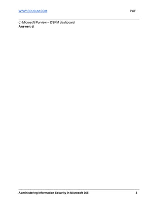 SC-401 Practice Exam + Full Exam Information Guide | PDF