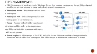 Microsoft's distributed file system | PPTX