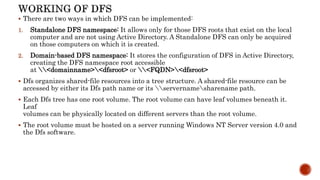 Microsoft's distributed file system | PPTX