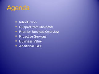 Microsoft Services Premier Support | PPT