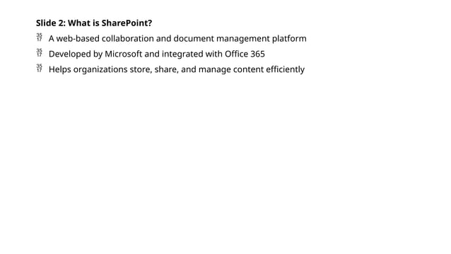 Microsoft Sharepoint introduction for beginner.pptx