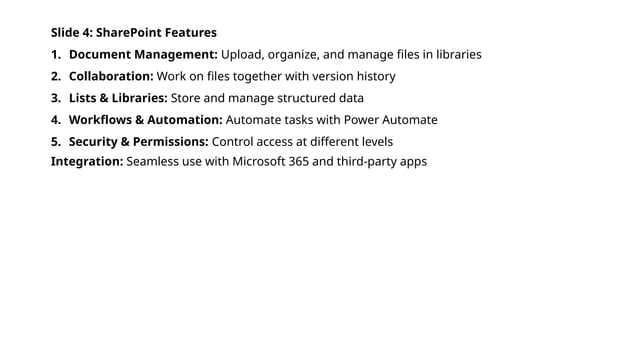 Microsoft Sharepoint introduction for beginner.pptx