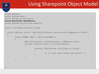 Microsoft SharePoint Server 2007 Technical Overview | PPTX
