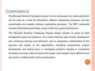 Microsoft solutions framework | PPTX