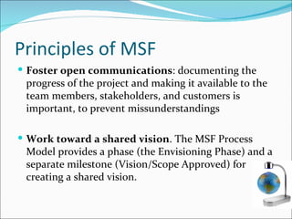 Microsoft solutions framework | PPT