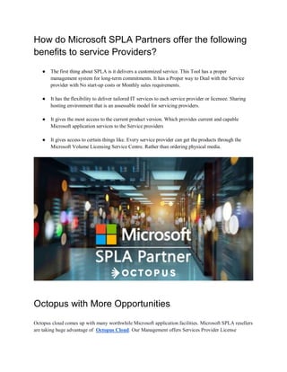 Microsoft SPLA Partner application approachable by Octopus Cloud.pdf