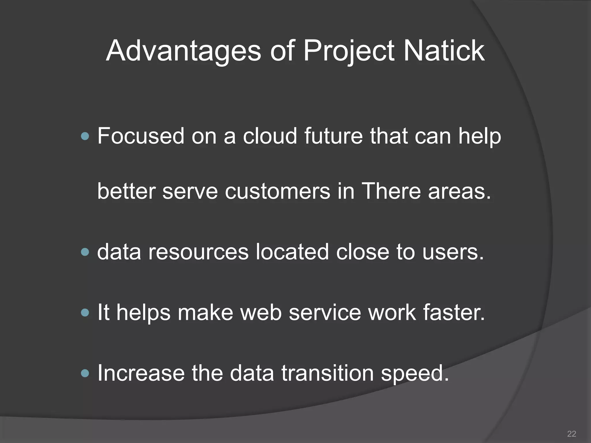 Microsoft's project natick(underwater datacentre) | PPT