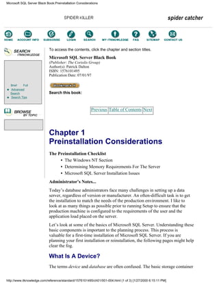 Blackbook microsoft sql server | PDF