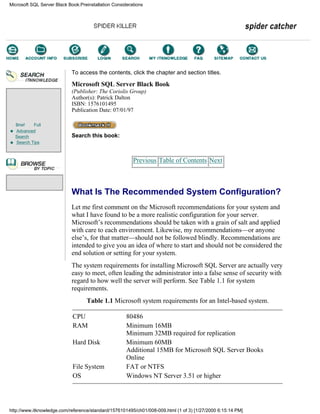 Blackbook microsoft sql server | PDF