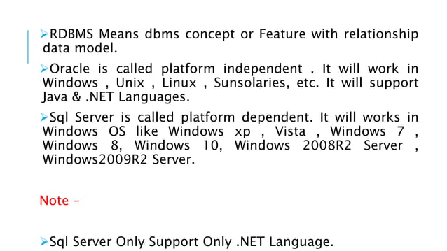 Microsoft SQL Server 2016 | PPTX