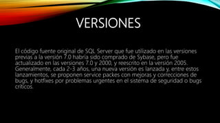 Microsoft sql server | PPTX