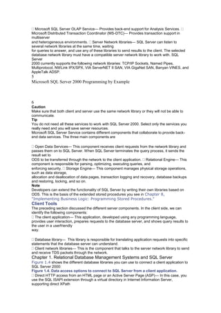 Microsoft sql server 2000 programming by example | PDF