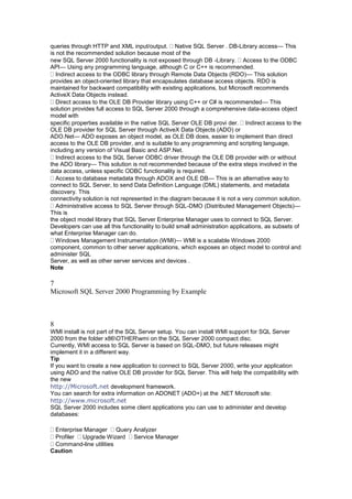 Microsoft sql server 2000 programming by example | PDF