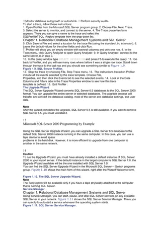 Microsoft sql server 2000 programming by example | DOCX