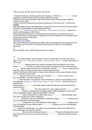 Microsoft sql server 2000 programming by example | PDF