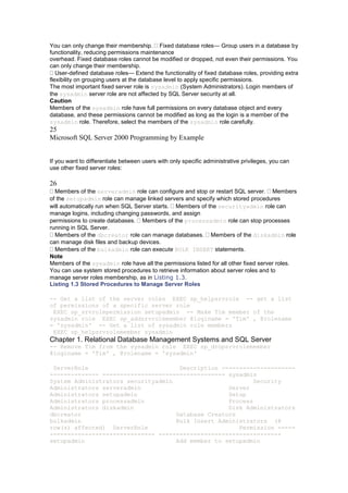 Microsoft sql server 2000 programming by example | DOCX