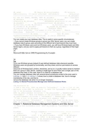 Microsoft sql server 2000 programming by example | DOCX