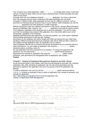 Microsoft sql server 2000 programming by example | DOCX